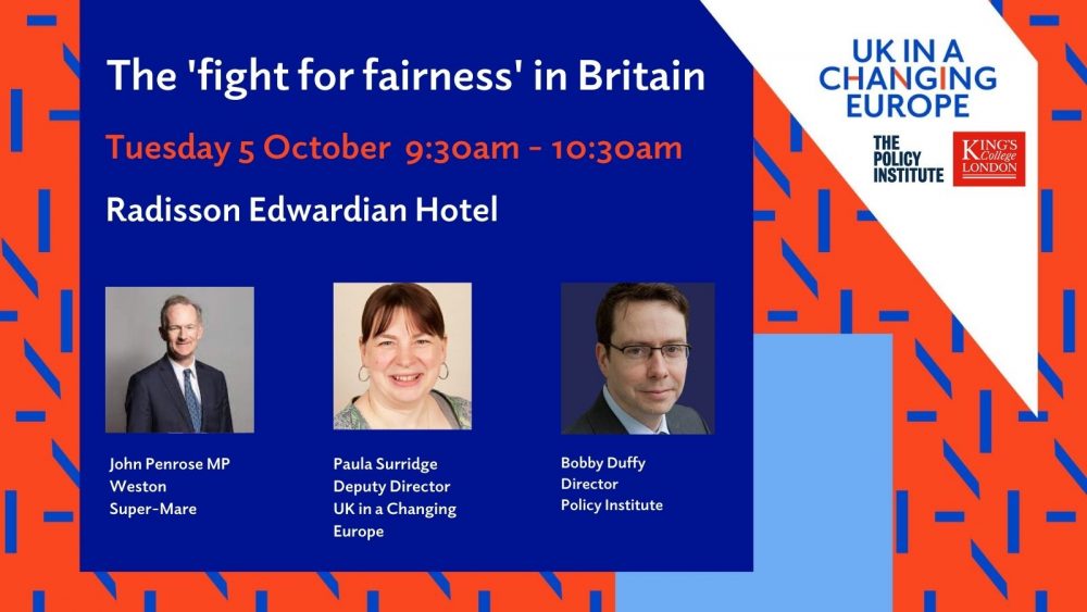 Conservative party conference: the ‘fight for fairness’ in Britain - UK ...