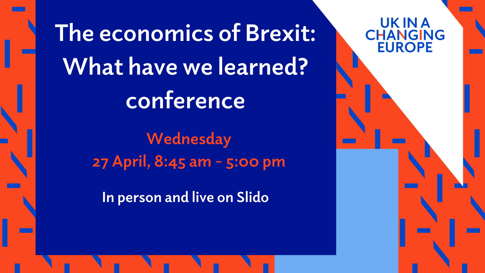 The economics of Brexit: What have we learned? conference 2022 - UK in ...