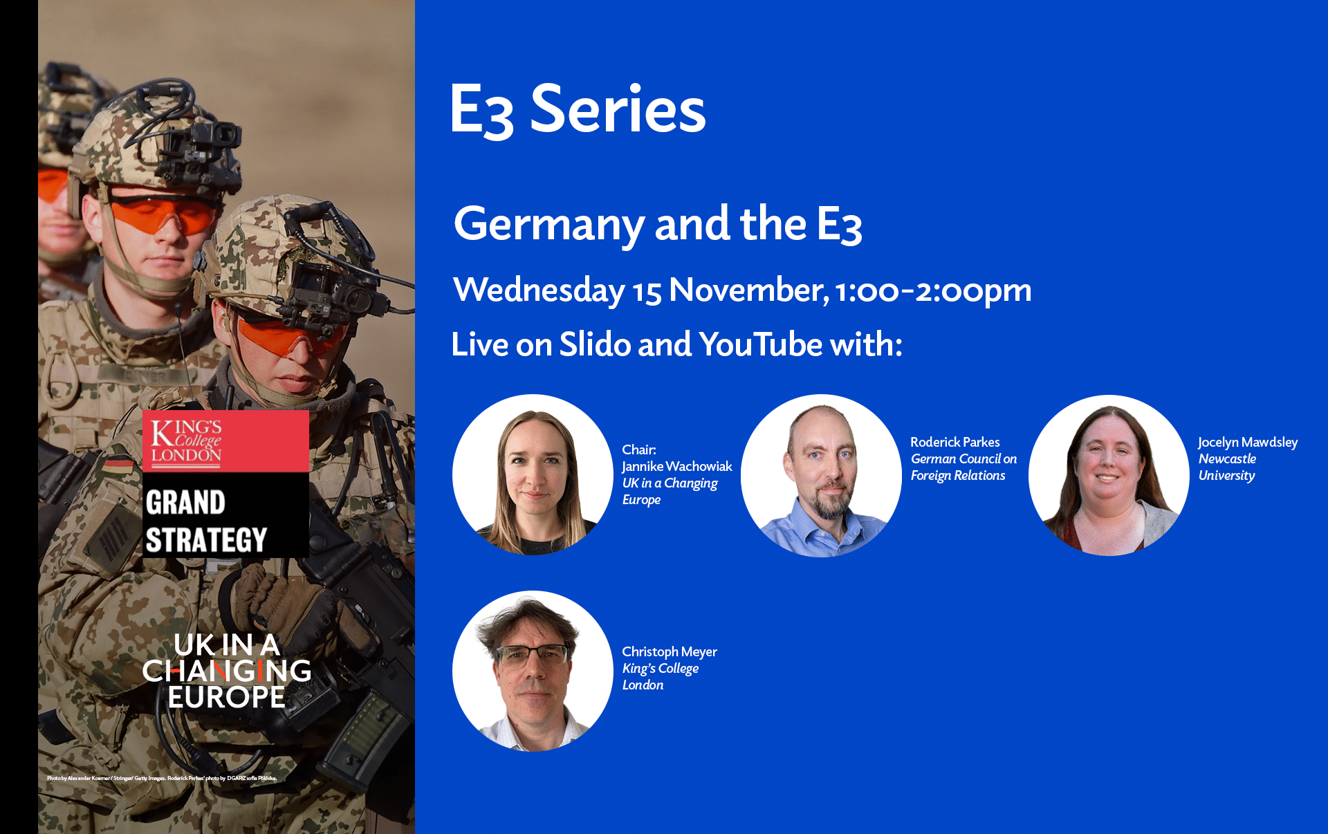 E3 Series: Germany and the E3 - UK in a changing Europe