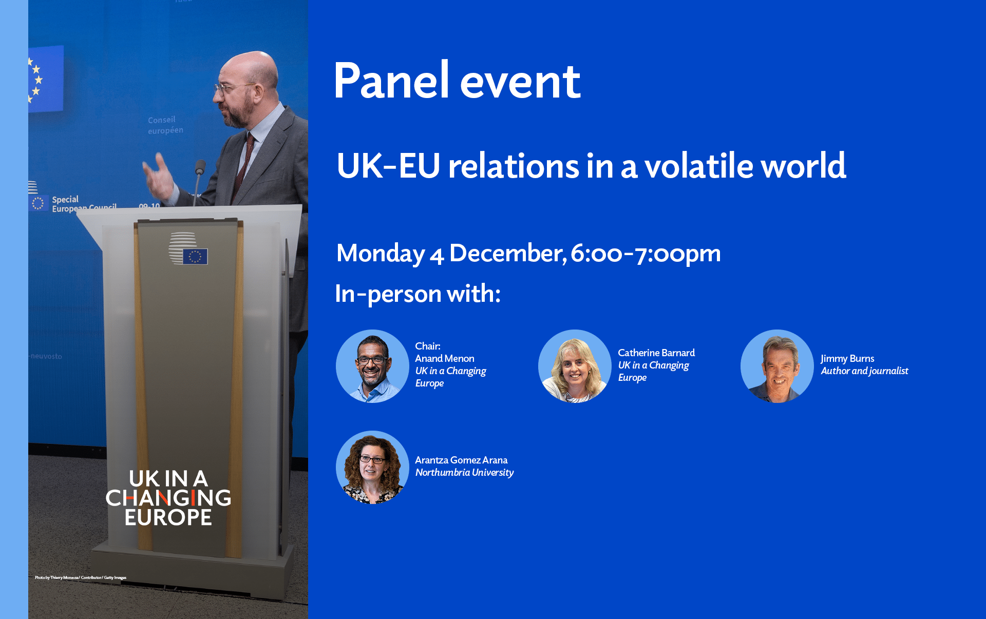 UK-EU relations in a volatile world - UK in a changing Europe