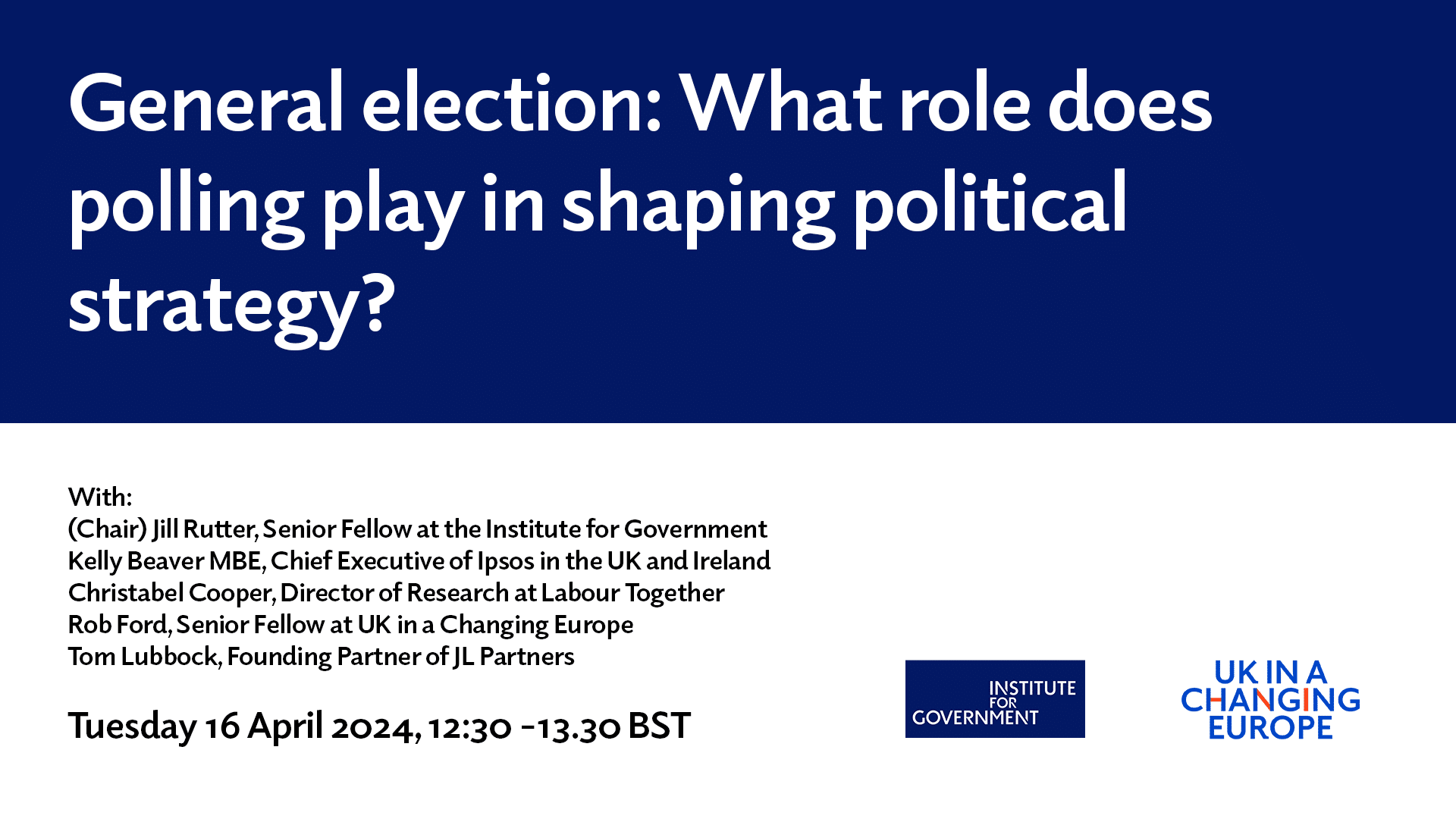 General election: What role does polling play in shaping political ...