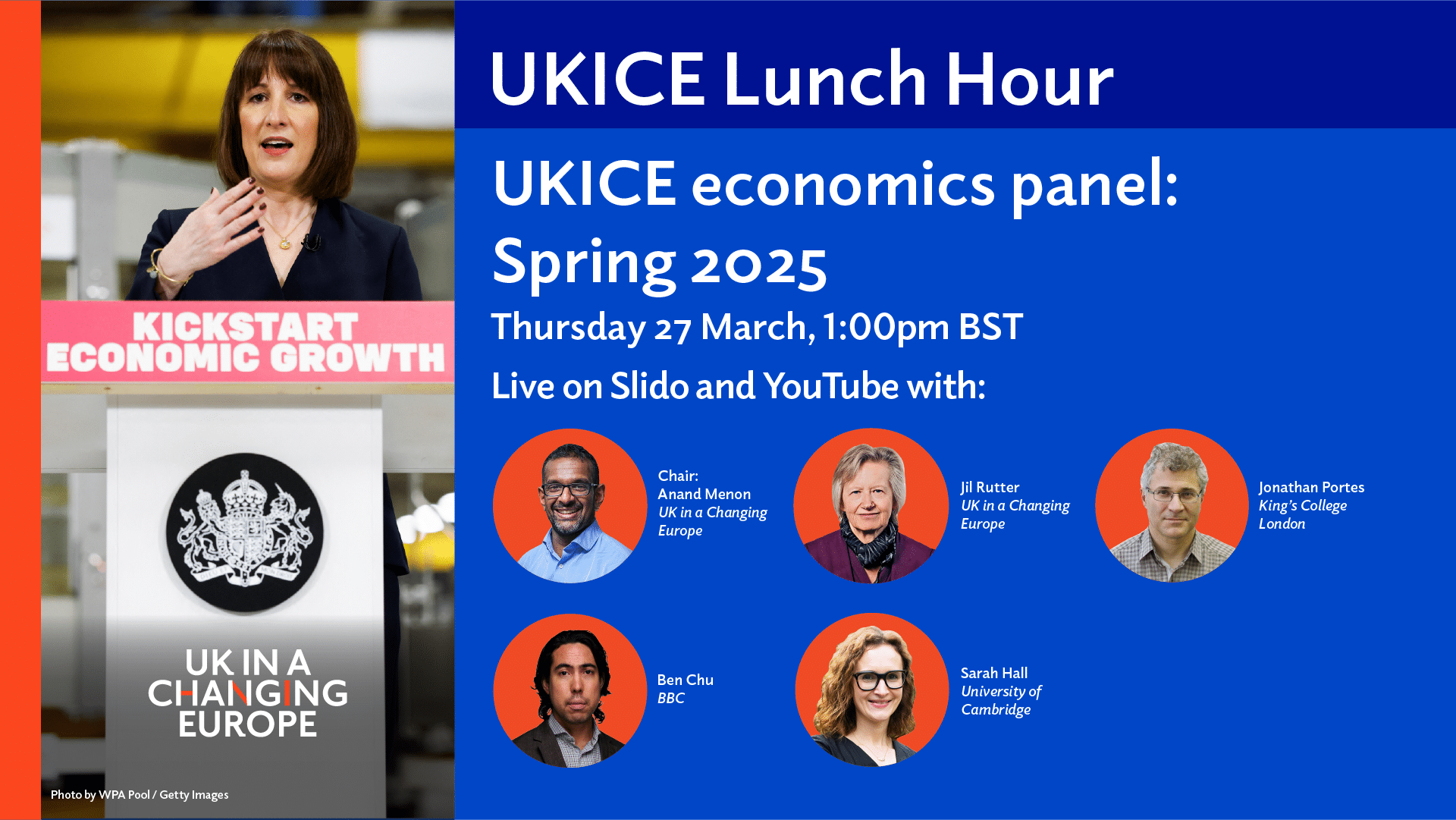 UKICE economics panel: Spring 2025 - UK in a changing Europe