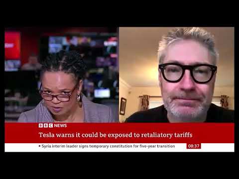 David Bailey on BBC News: Trump, tariffs and Tesla - UK in a changing ...