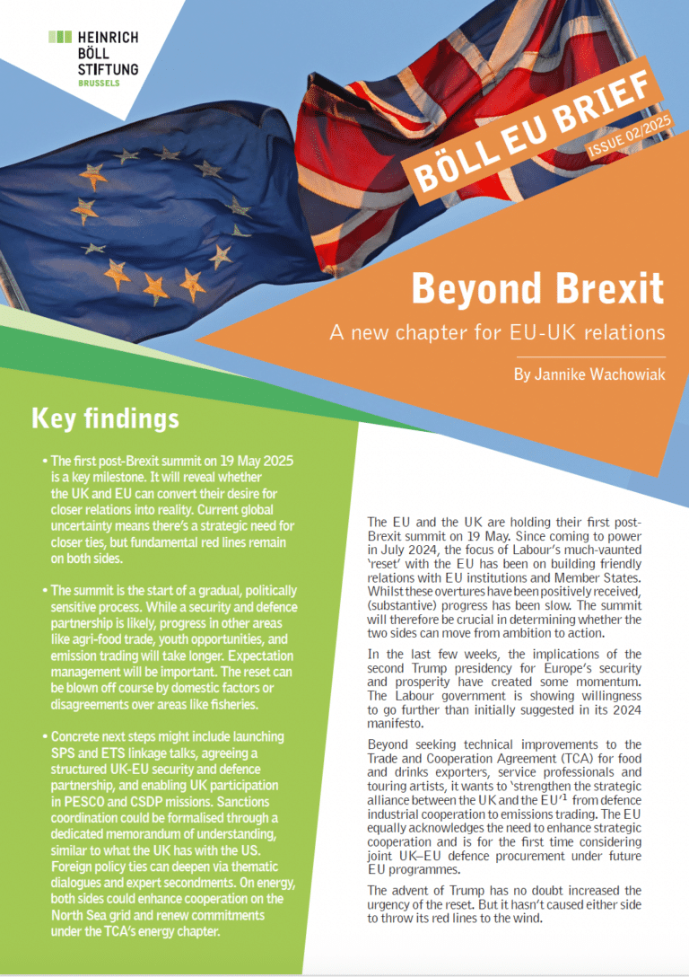 Beyond Brexit: A new chapter for EU-UK relations - UK in a changing Europe