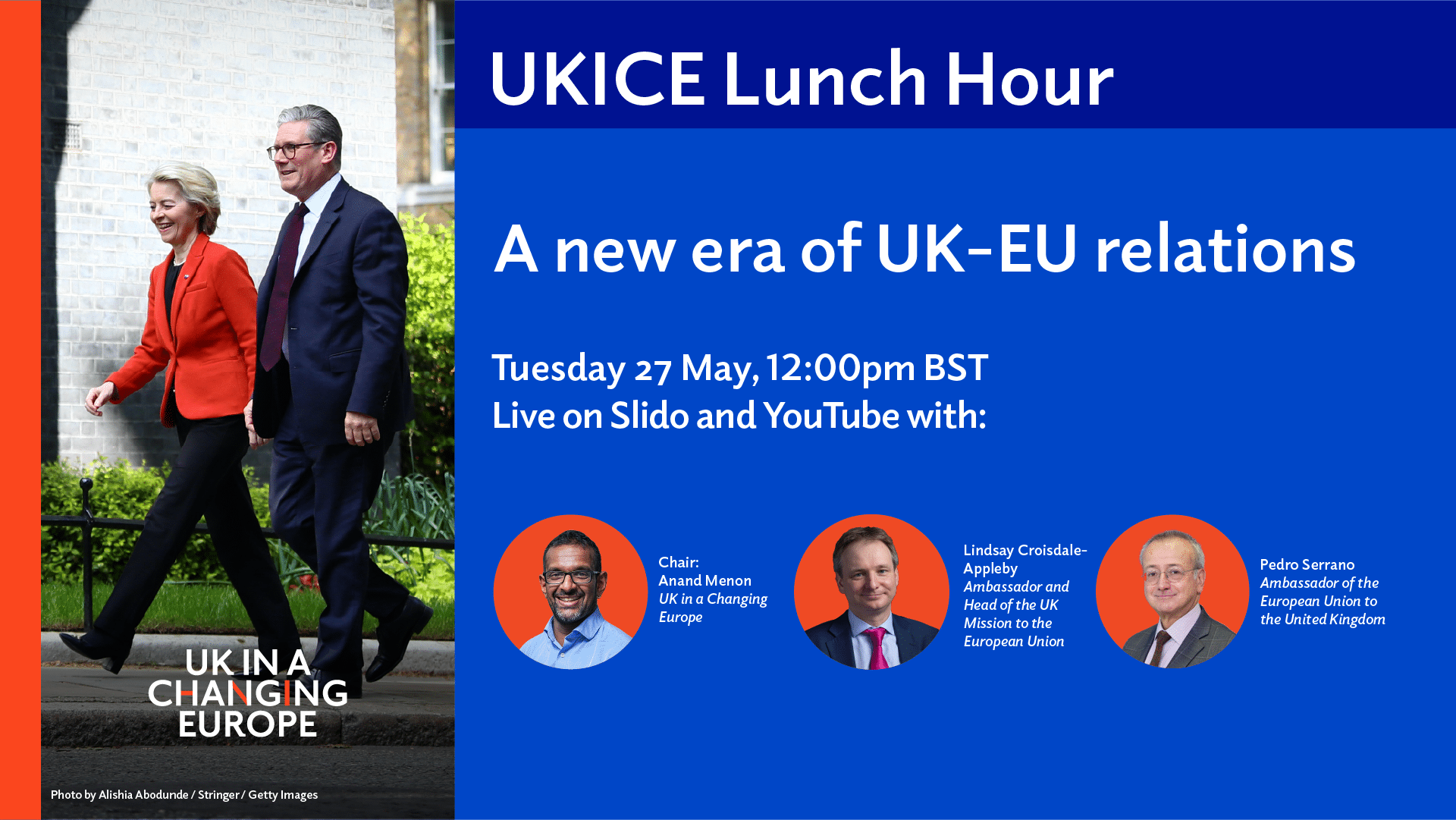 UKICE Lunch Hour: A new era of UK-EU relations - UK in a changing Europe