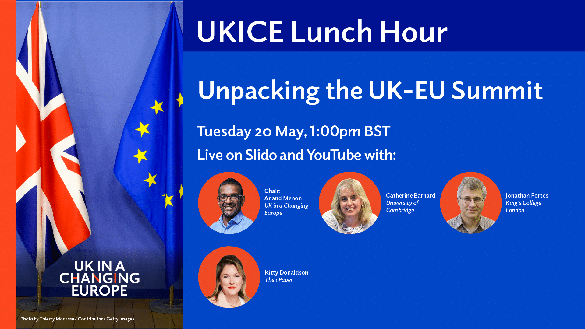 UKICE Lunch Hour: Unpacking the UK-EU Summit - UK in a changing Europe