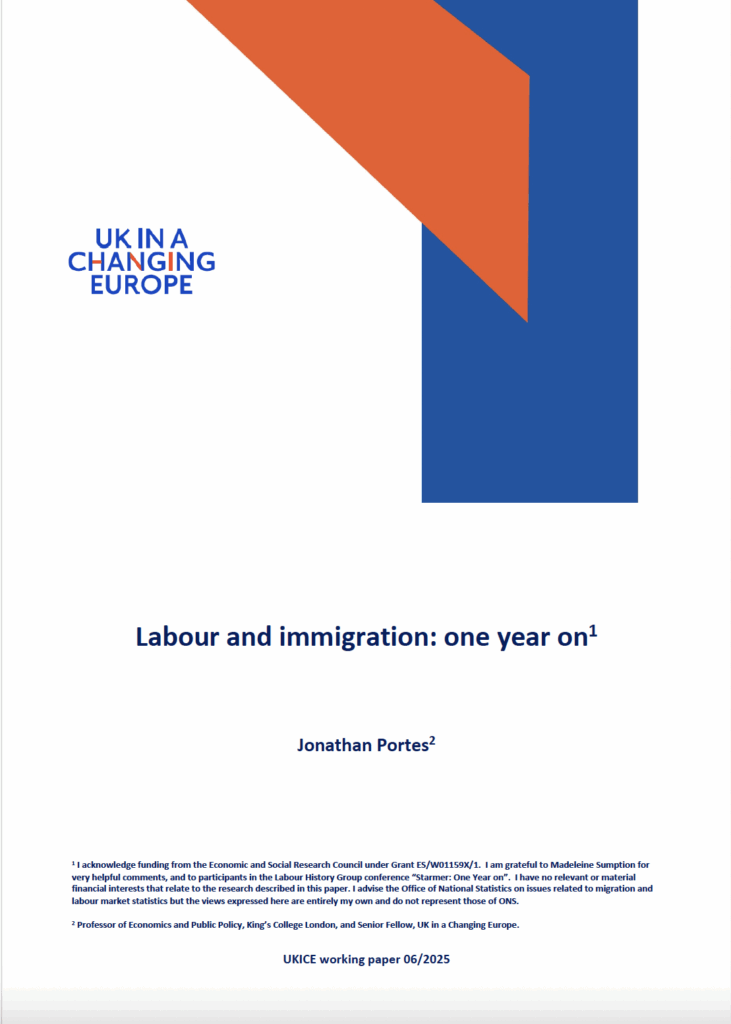 Labour and immigration: one year on - UK in a changing Europe