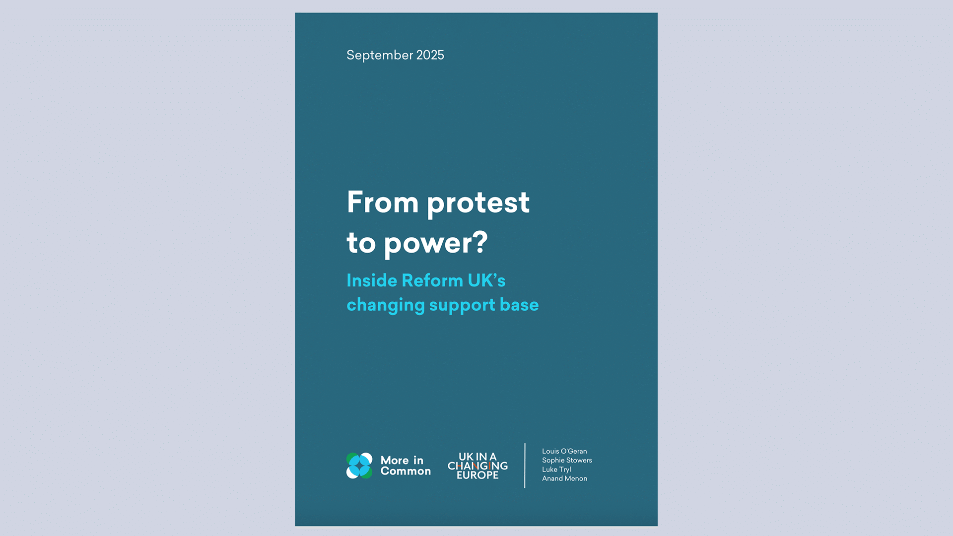 From protest to power? Inside Reform UK's changing support base - UK in ...